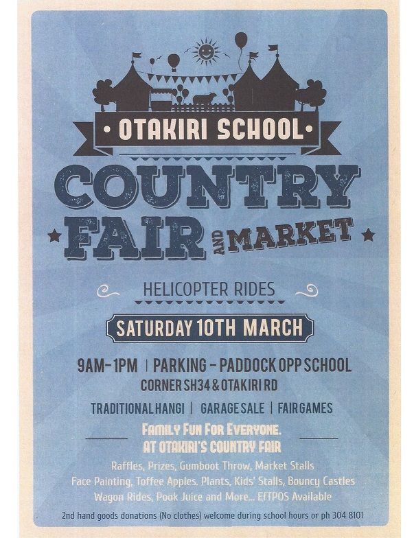 Otakiri Country Fair & Market | Kawerau Visitor Information